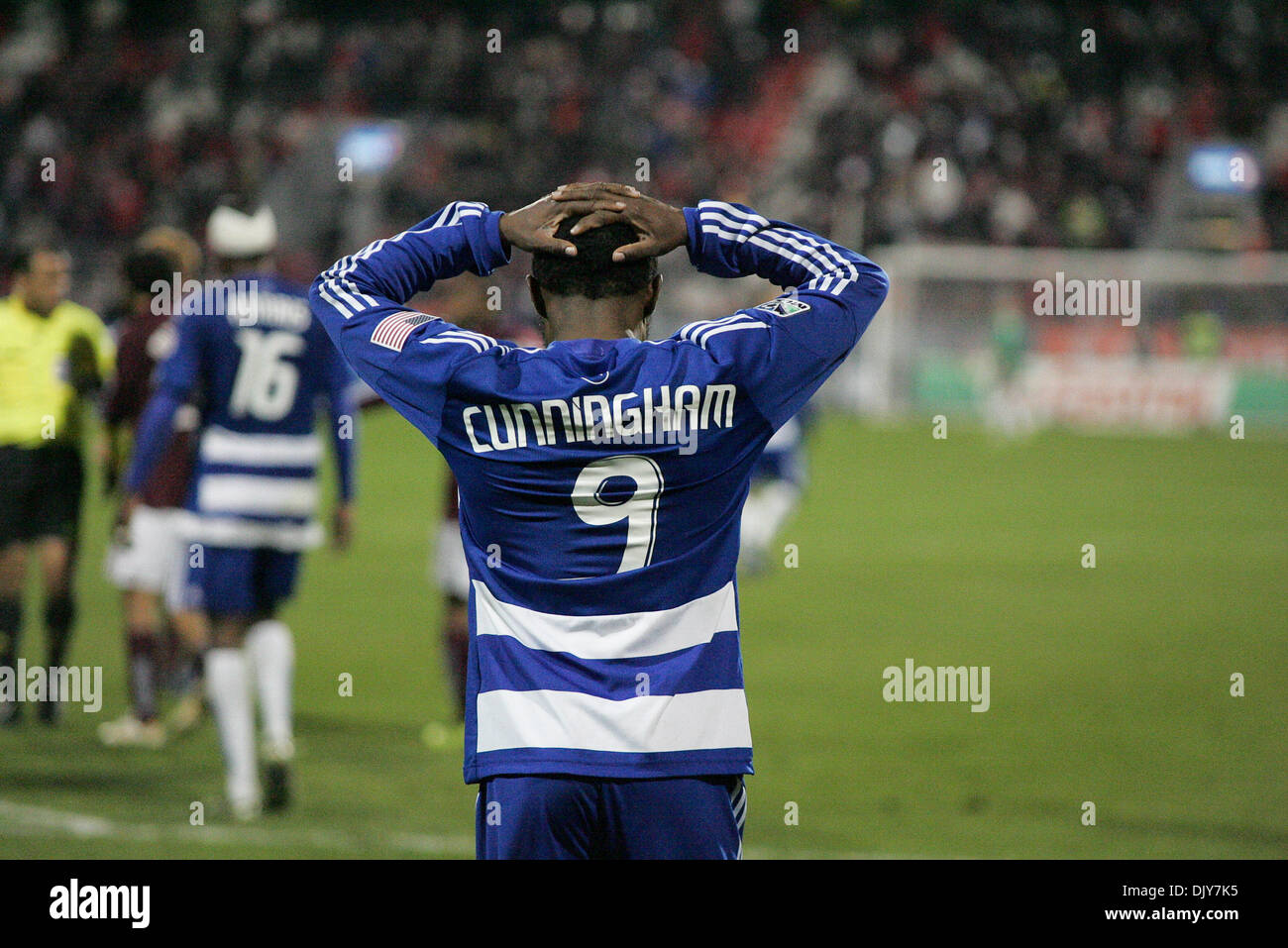 Nov. 21, 2010 - Toronto, Ontario, Canada - FC Dallas forward (#9) Jeff ...