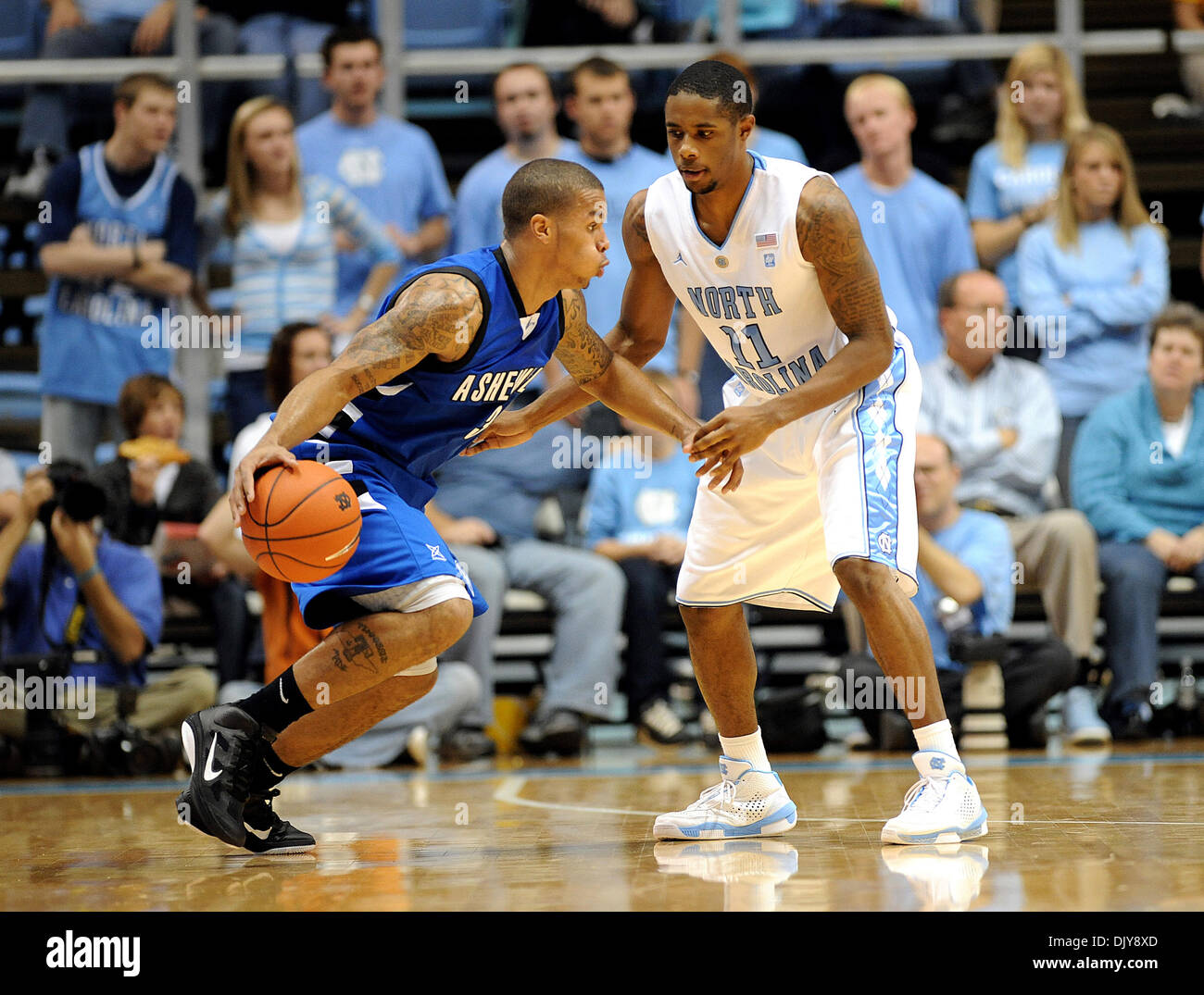 Nov 23 2010 - Chapel Hill, North Carolina; USA - Carolina Tarheels (11 ...