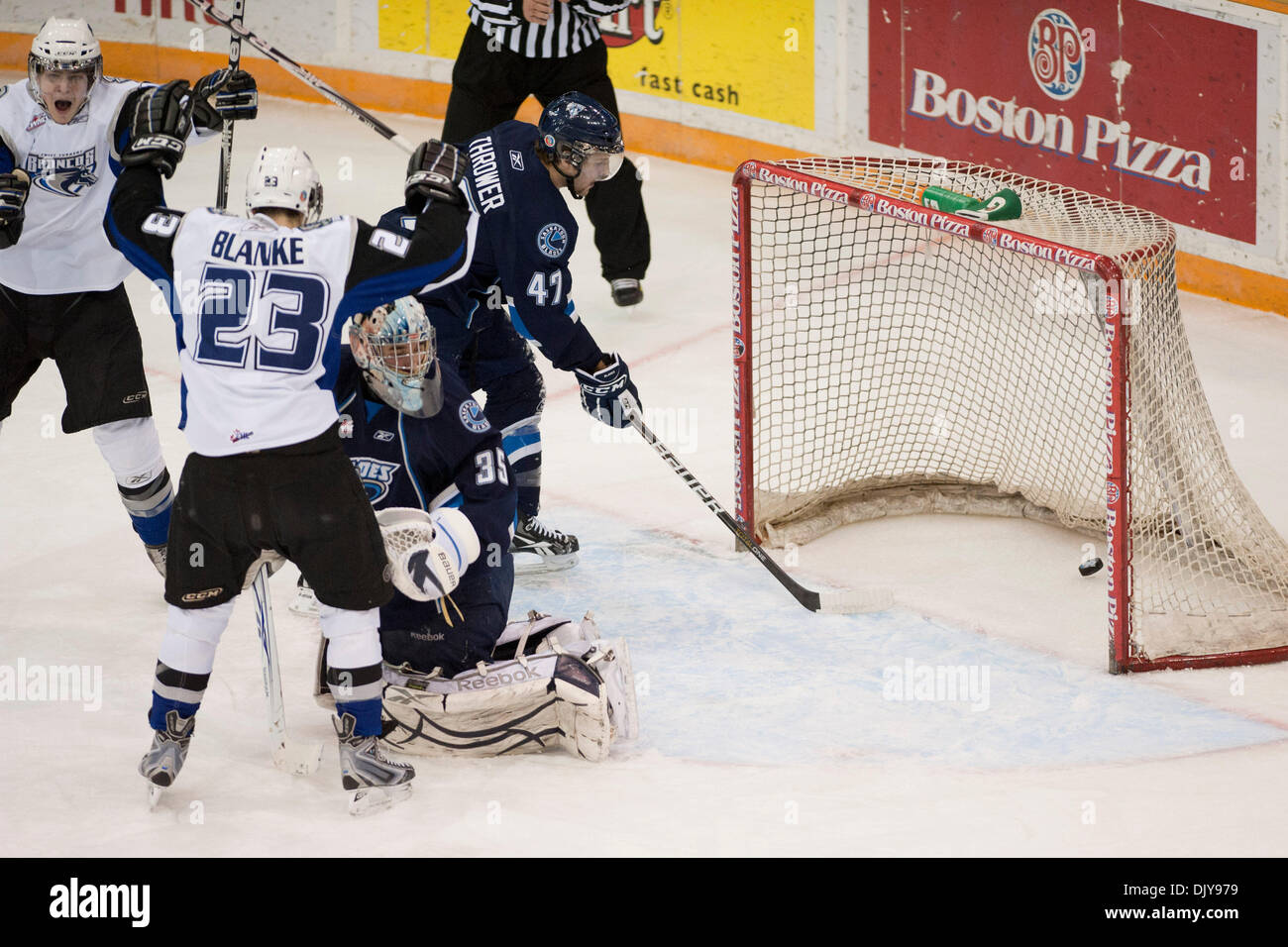 Nov. 23, 2010 - Saskatoon, Saskatchewan, Canada - Swift Current Broncos ...