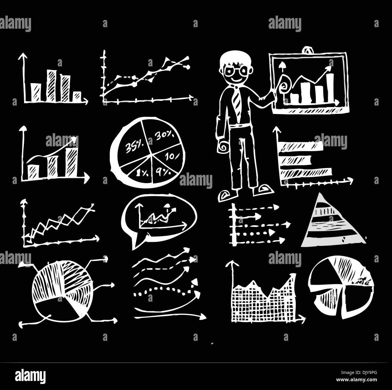 School charts Black and White Stock Photos & Images - Alamy