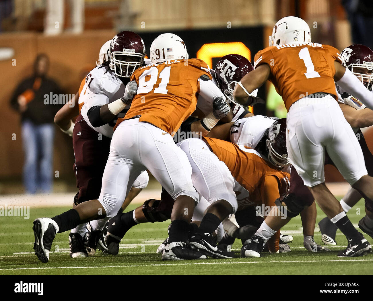 Texas longhorns football stadium hi-res stock photography and images ...