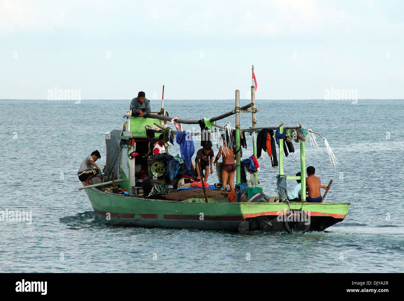 Indonesian fishing boat hi-res stock photography and images - Alamy