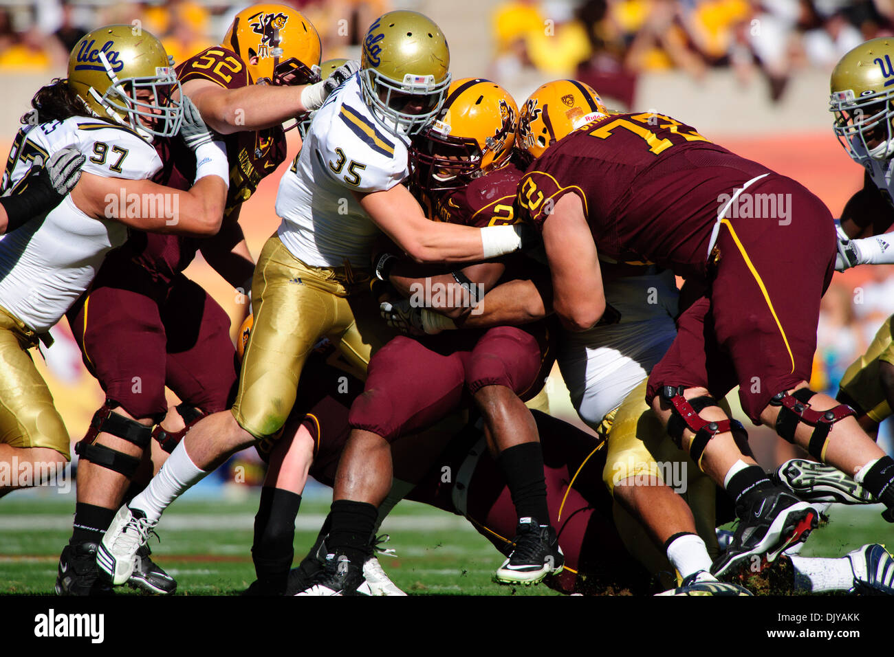 November 26, 2010: Arizona State running back Cameron Marshall (26) is ...