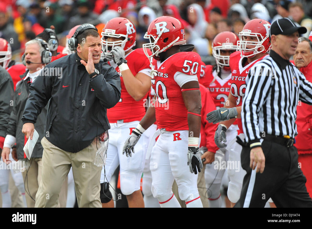 Rutgers Head Coach Greg Schiano High Resolution Stock Photography and ...