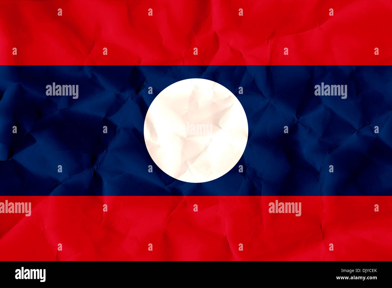 Laos red flag hi-res stock photography and images - Alamy