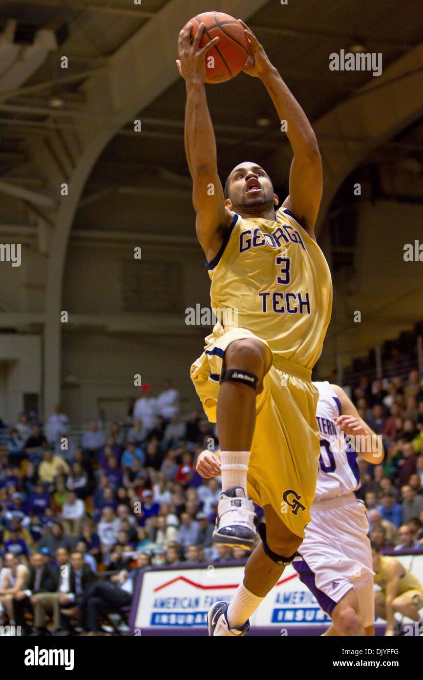 Nov. 30, 2010 - Evanston, Illinois, United States of America - Georgia ...