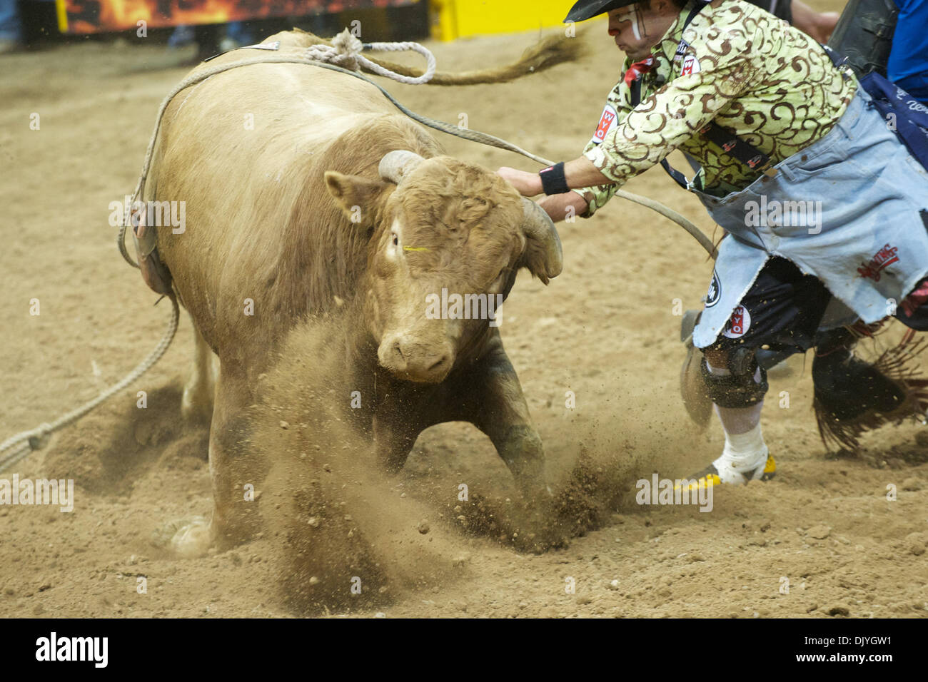 Rodeo Bullfighter Dusty Tuckness