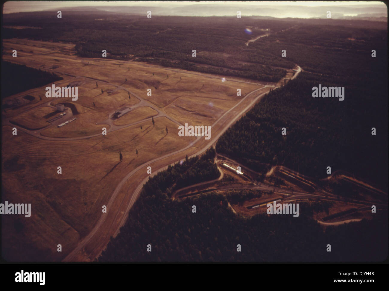 This aerial view shows Bangor Annex with the U.S. Navy's Strategic ...