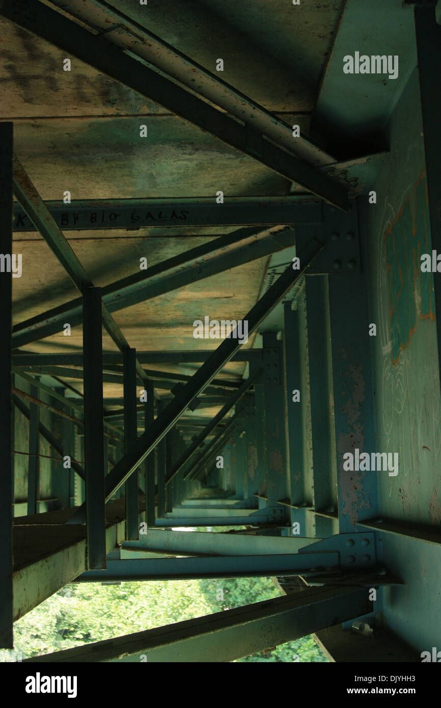 Detail of bridge structures Stock Photo - Alamy