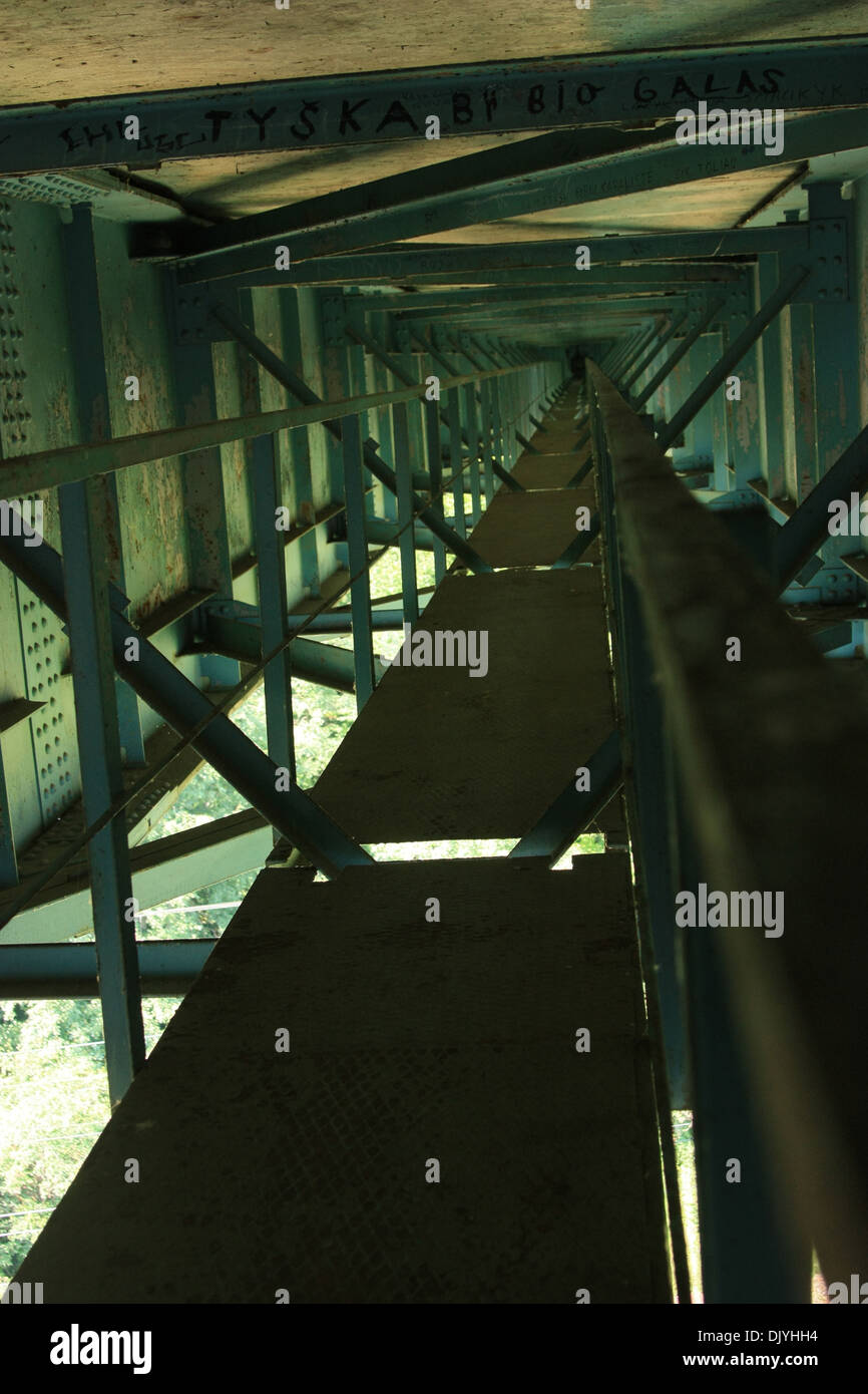 Inside the bridge Stock Photo - Alamy