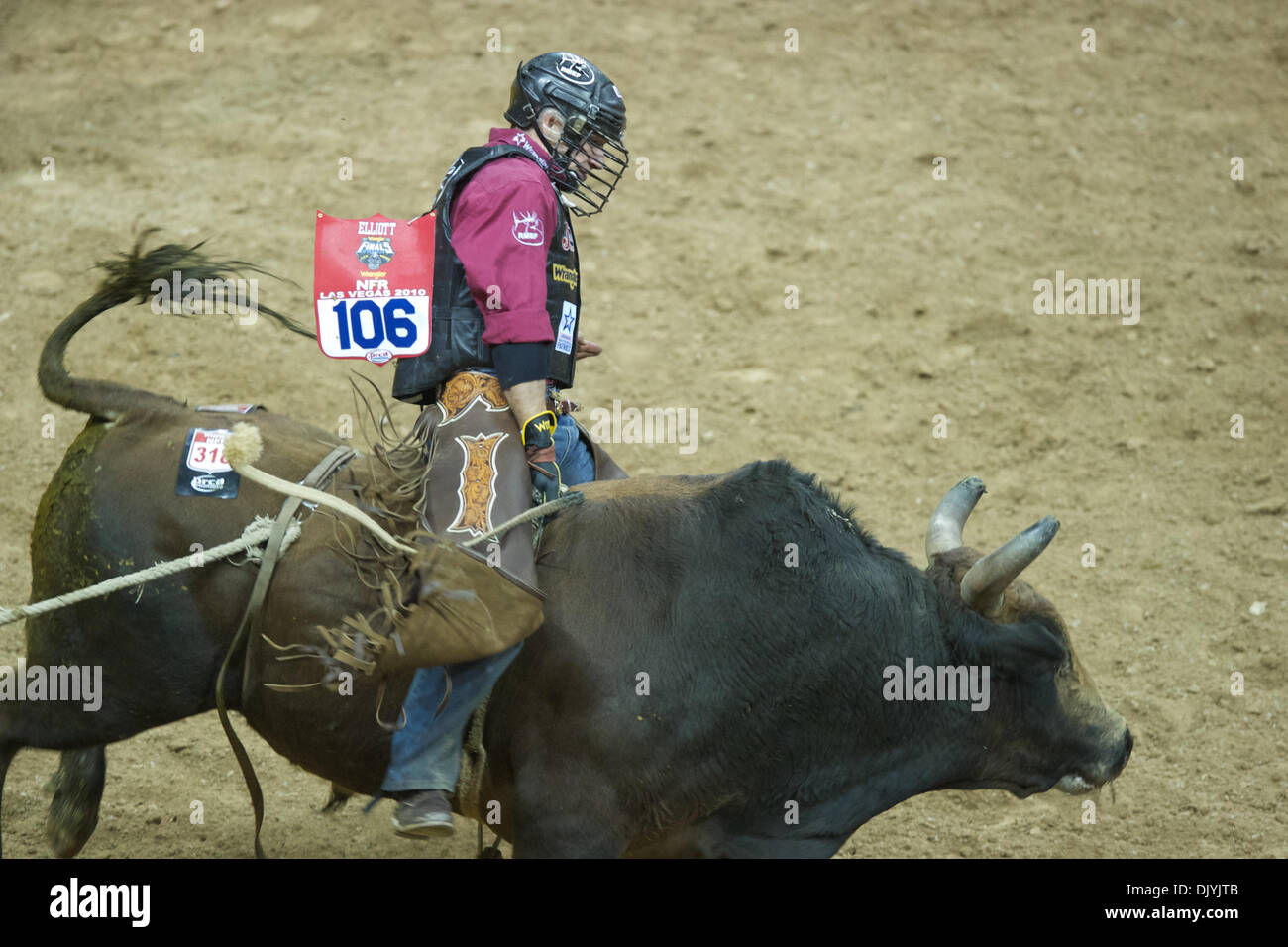 Dec. 4, 2010 - Las Vegas, Nevada, United States of America - Bull rider ...