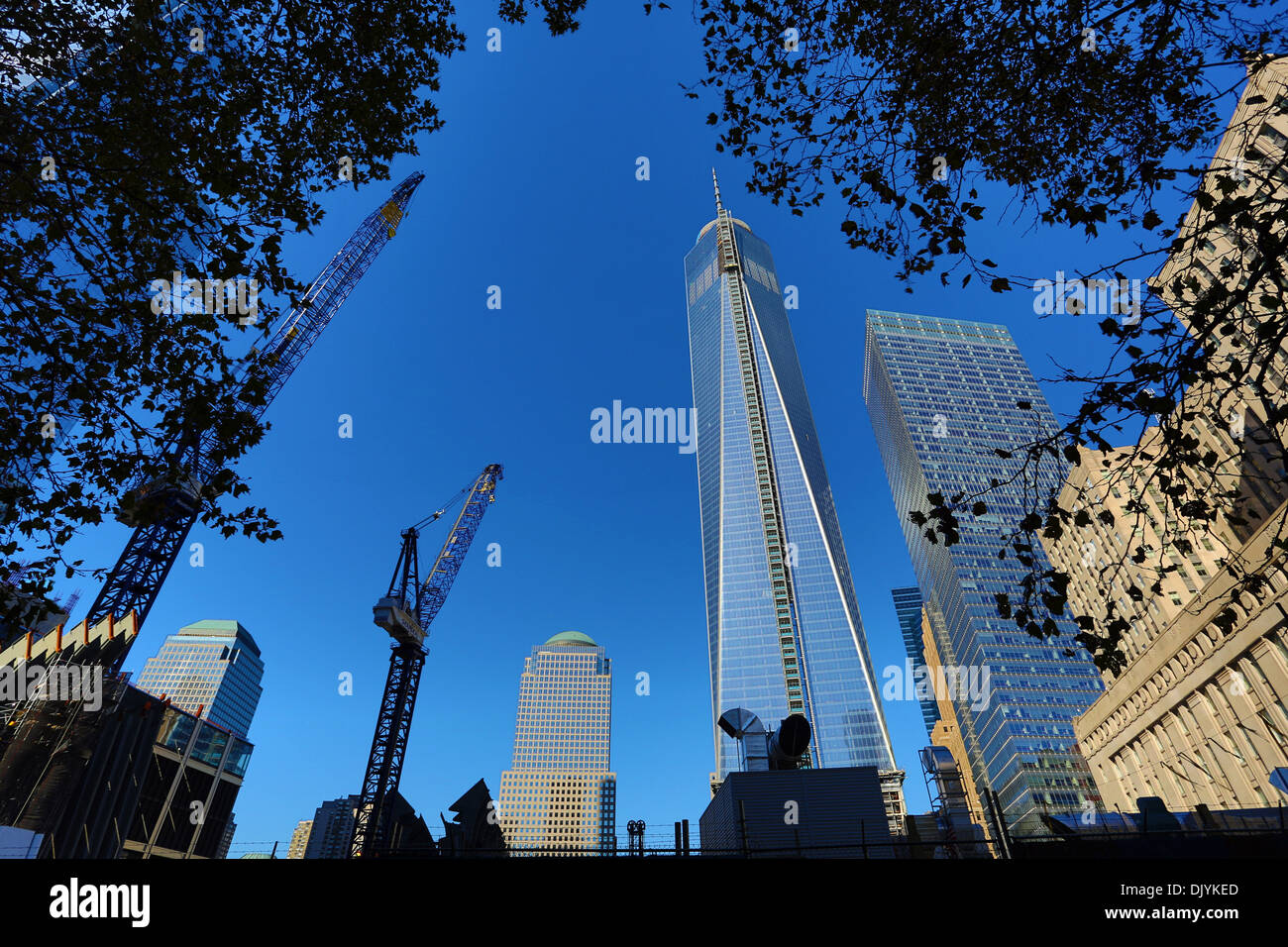 1 wtc construction hi-res stock photography and images - Alamy