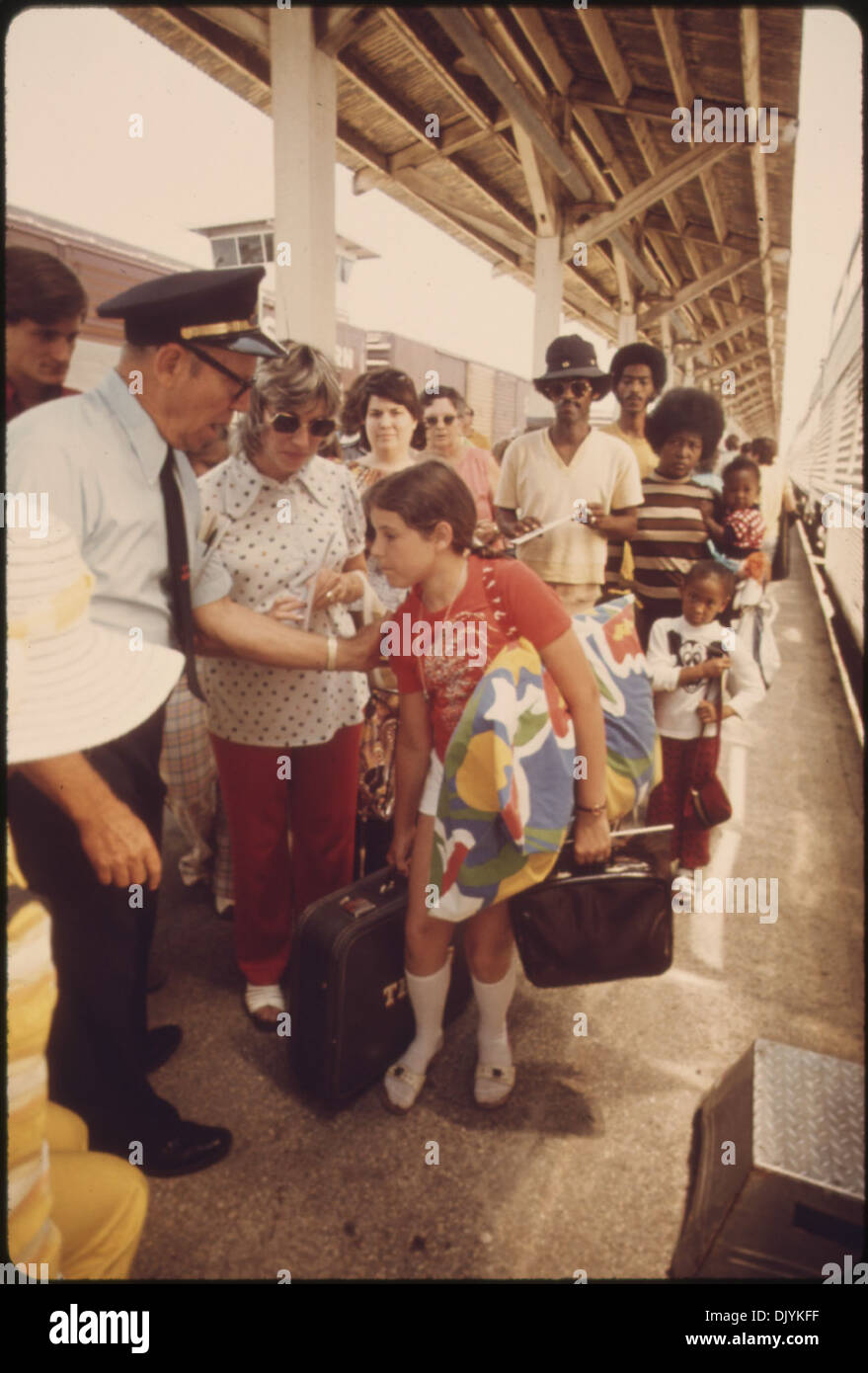 Train boarding process hi-res stock photography and images - Alamy