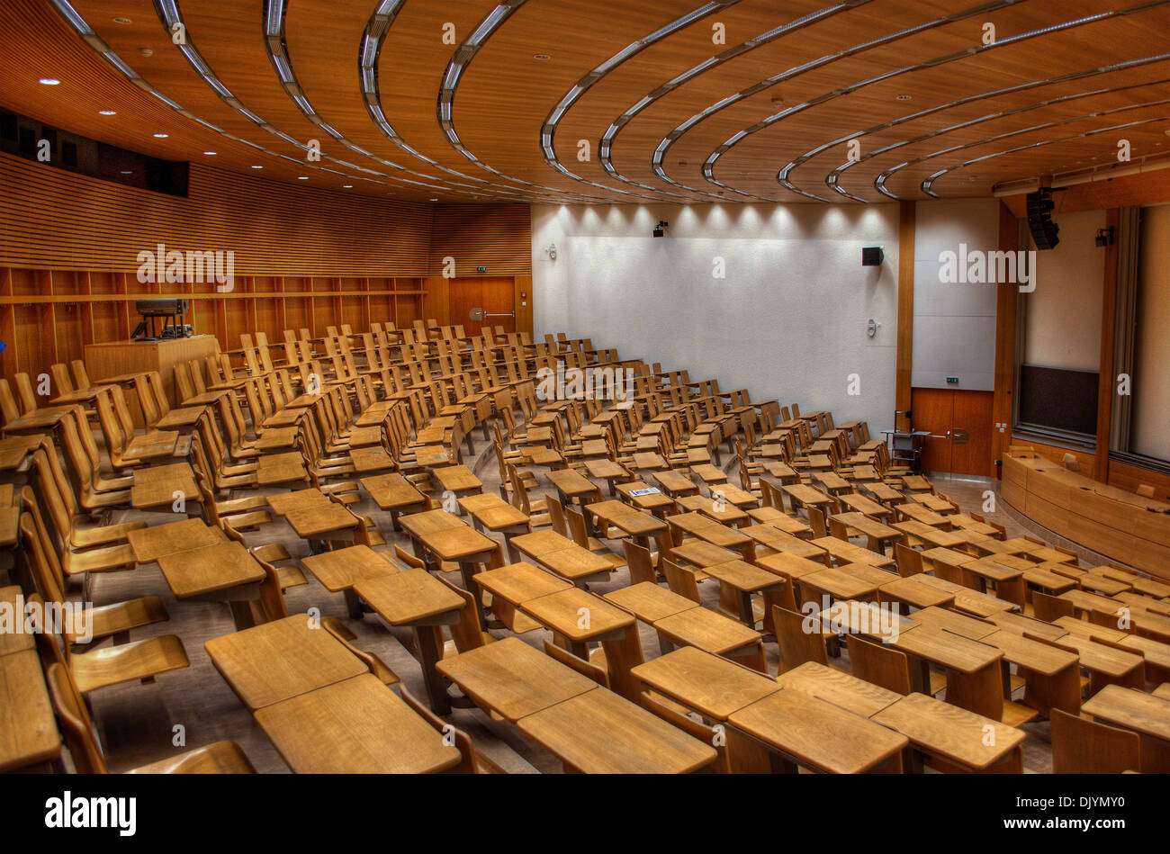 Empty lecture room at the Swiss Federal Institute Of Technology (ETH ...
