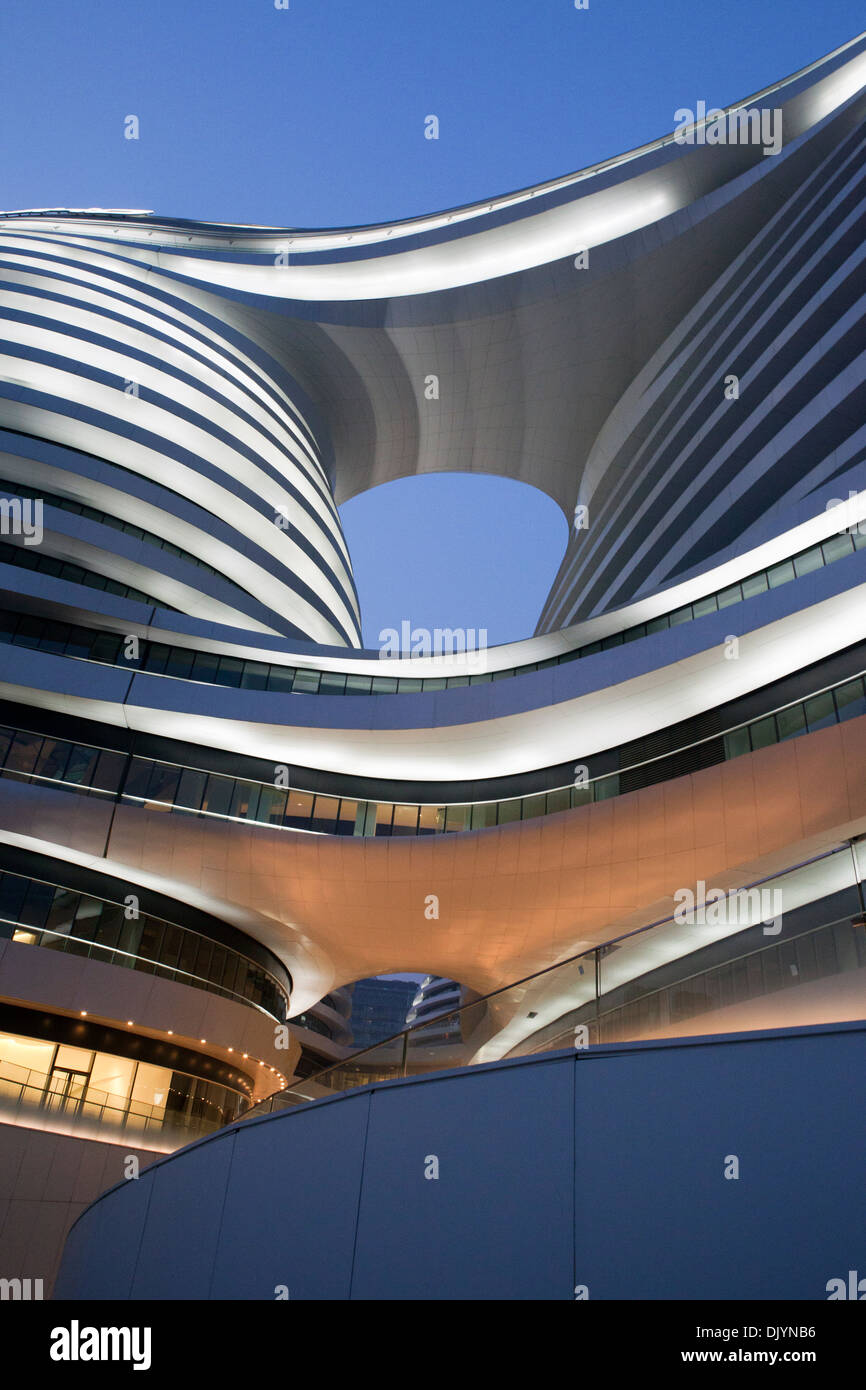 Beijing CBD yinhe SOHO Futuristic building Stock Photo - Alamy