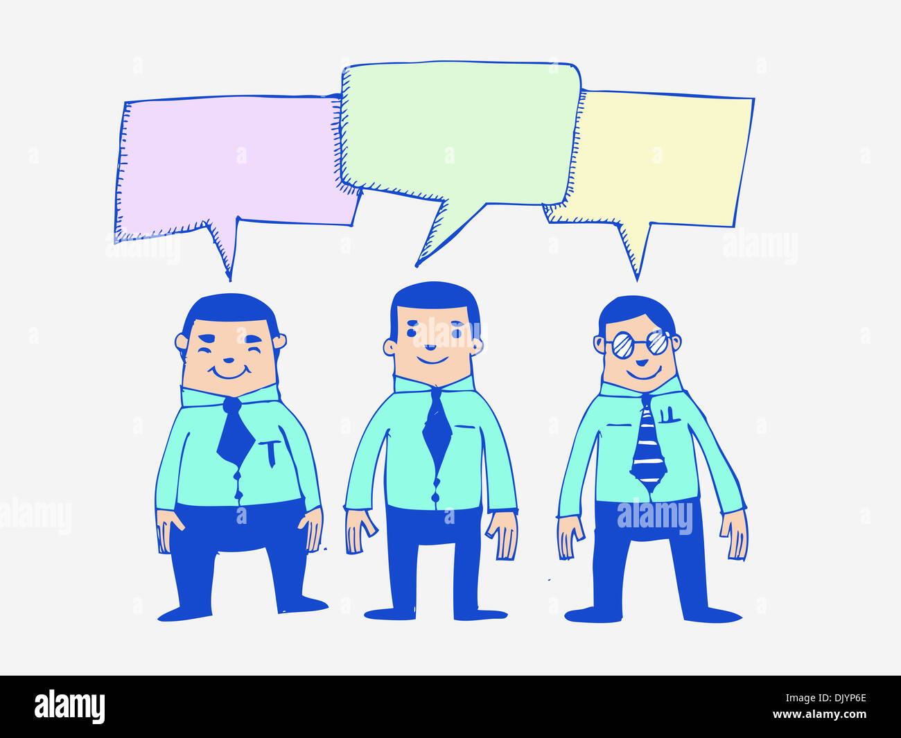 people idea thinking , dialog speech bubbles Stock Photo - Alamy