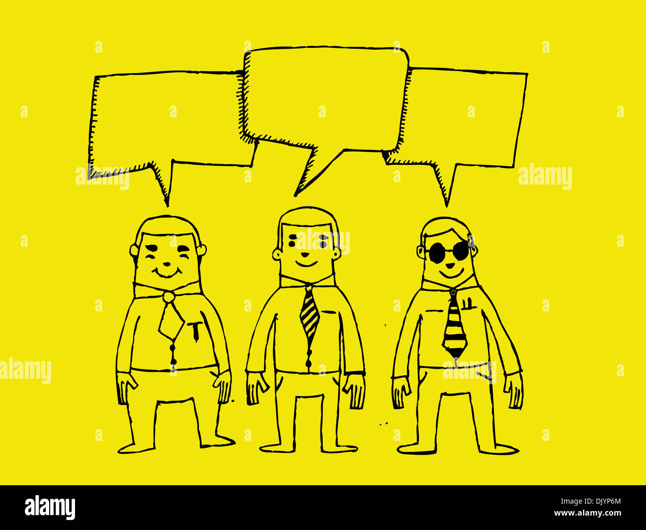 people idea thinking , dialog speech bubbles Stock Photo - Alamy