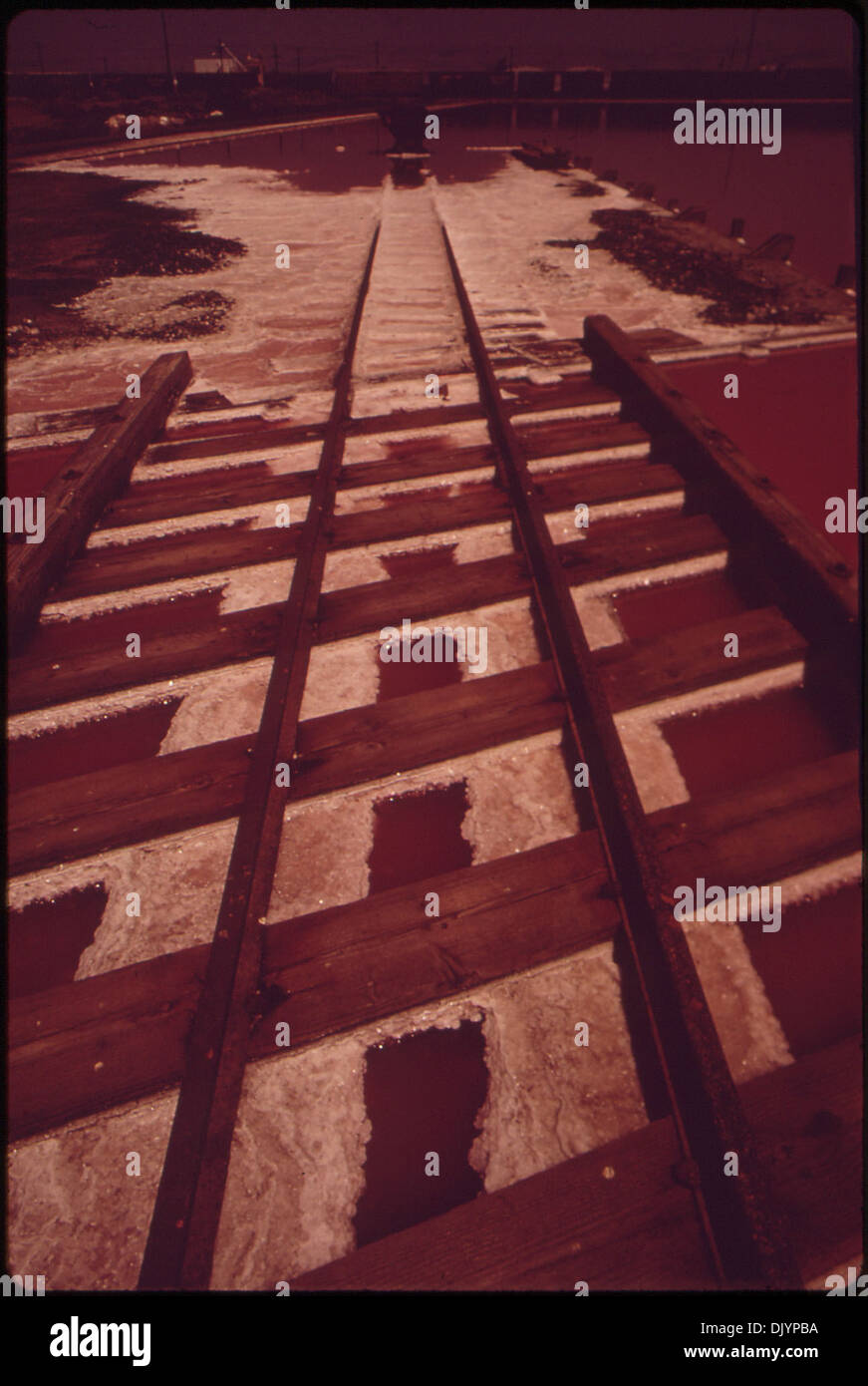 This image shows a boat launch ramp, providing access to water bodies ...