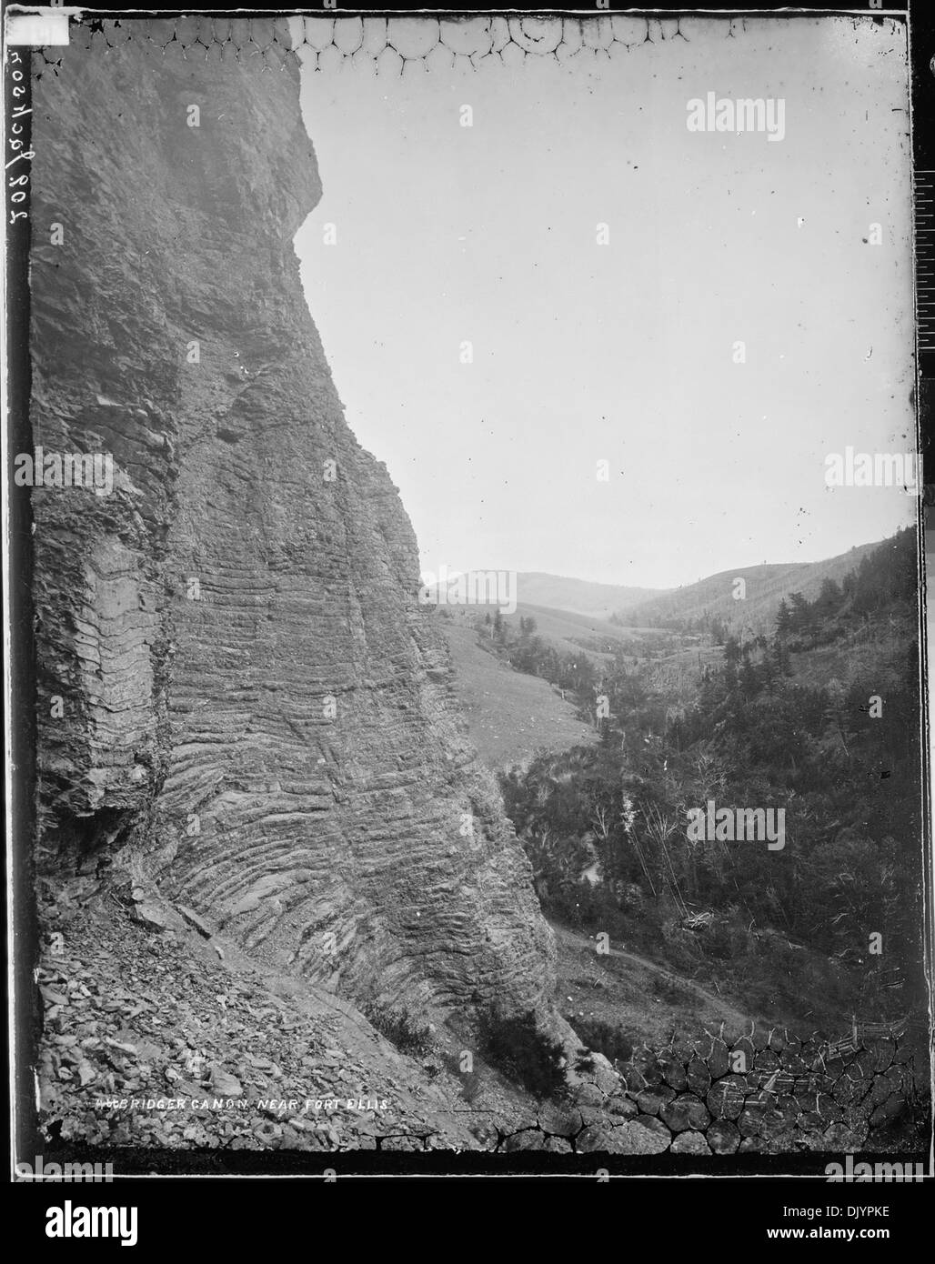 This photograph showcases the scenic beauty of Bridger Canyon, located ...