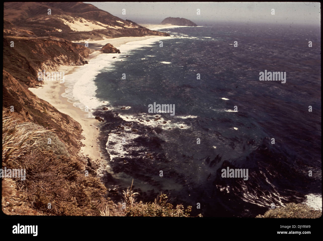 The rugged and scenic coastline of Big Sur, California, characterized ...
