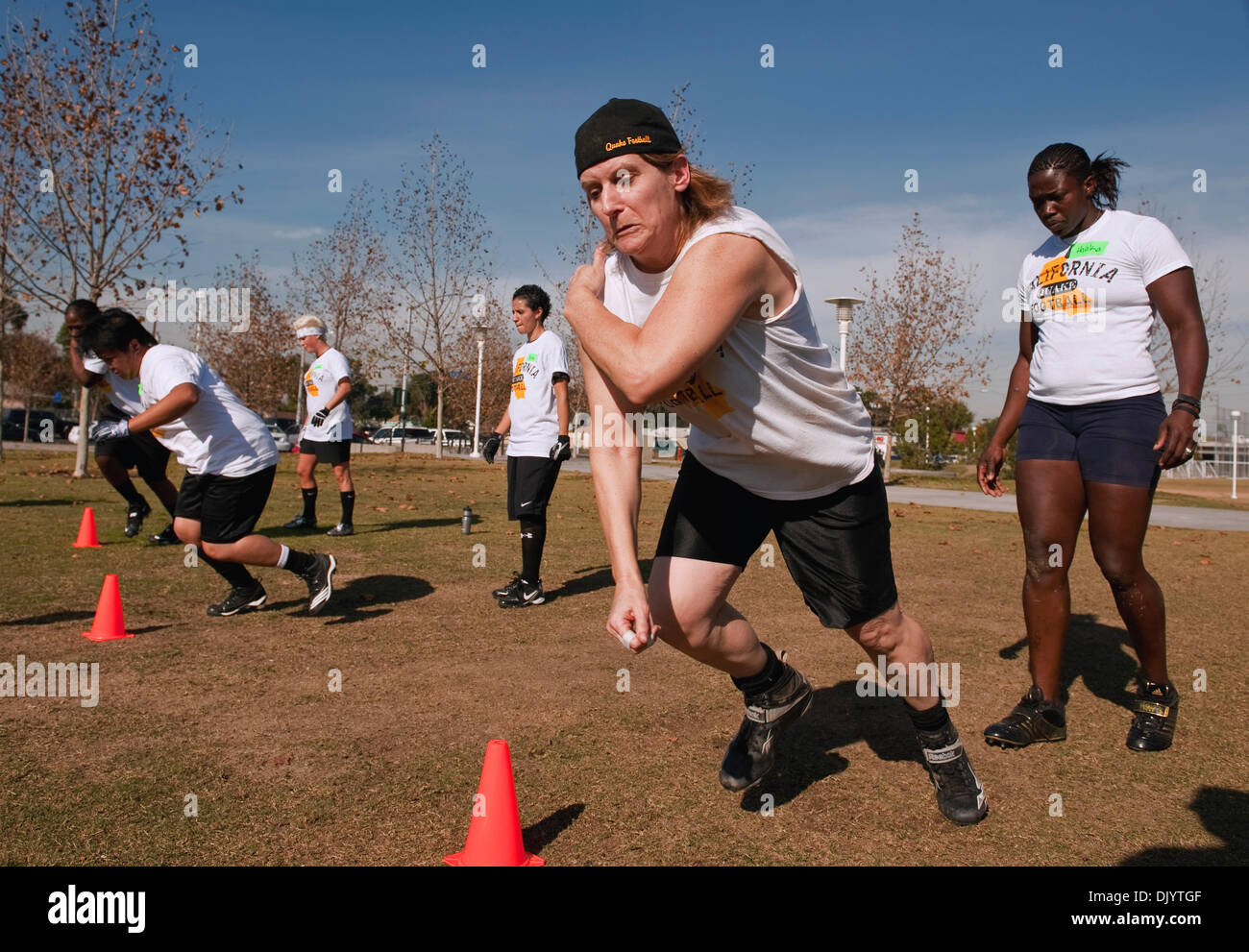 Dec. 11, 2010 - Lynwood, California, USA - Nancy MacLeod, center, is ...