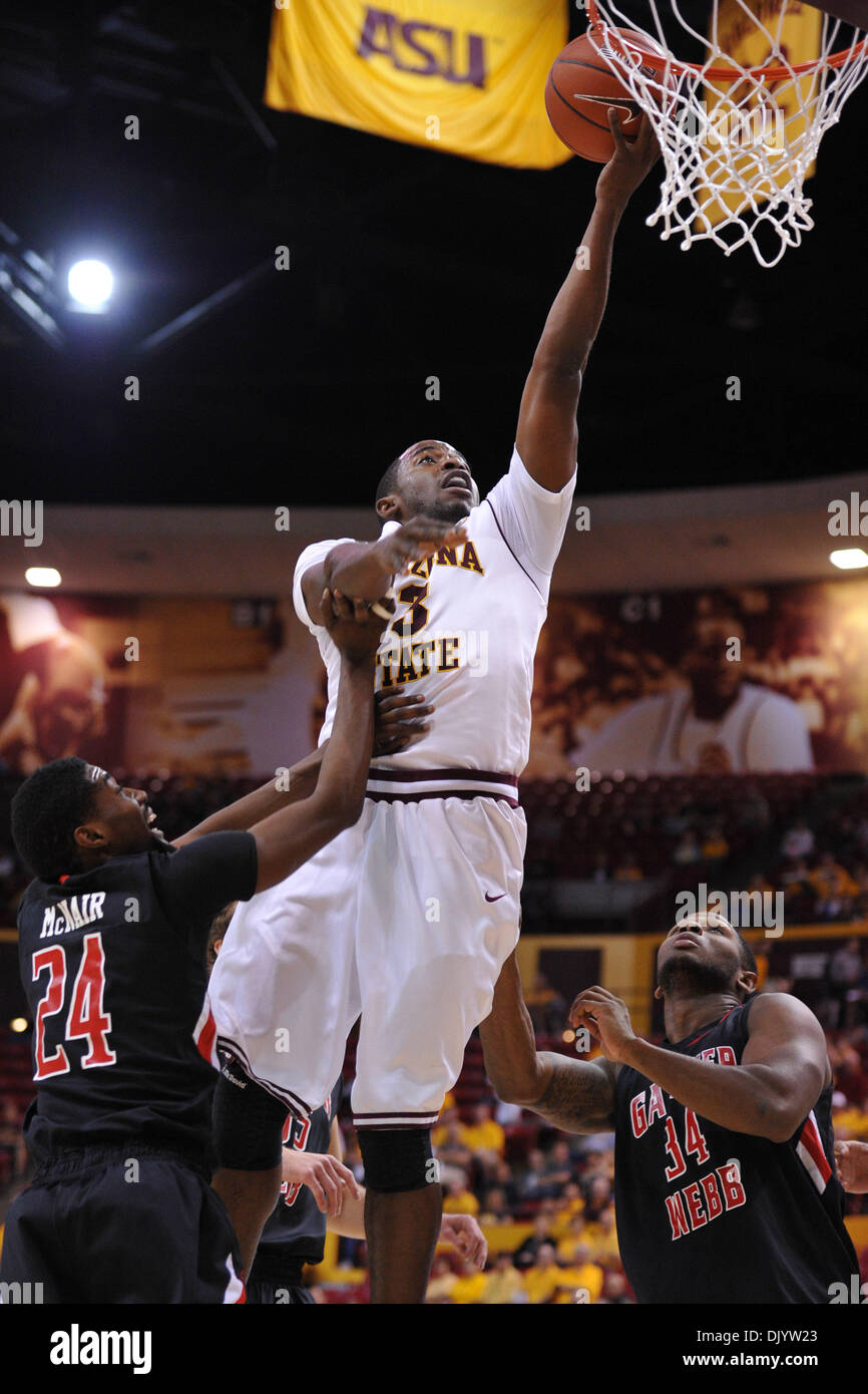 December 11, 2010: Arizona State guard Ty Abbott (3) in action during ...