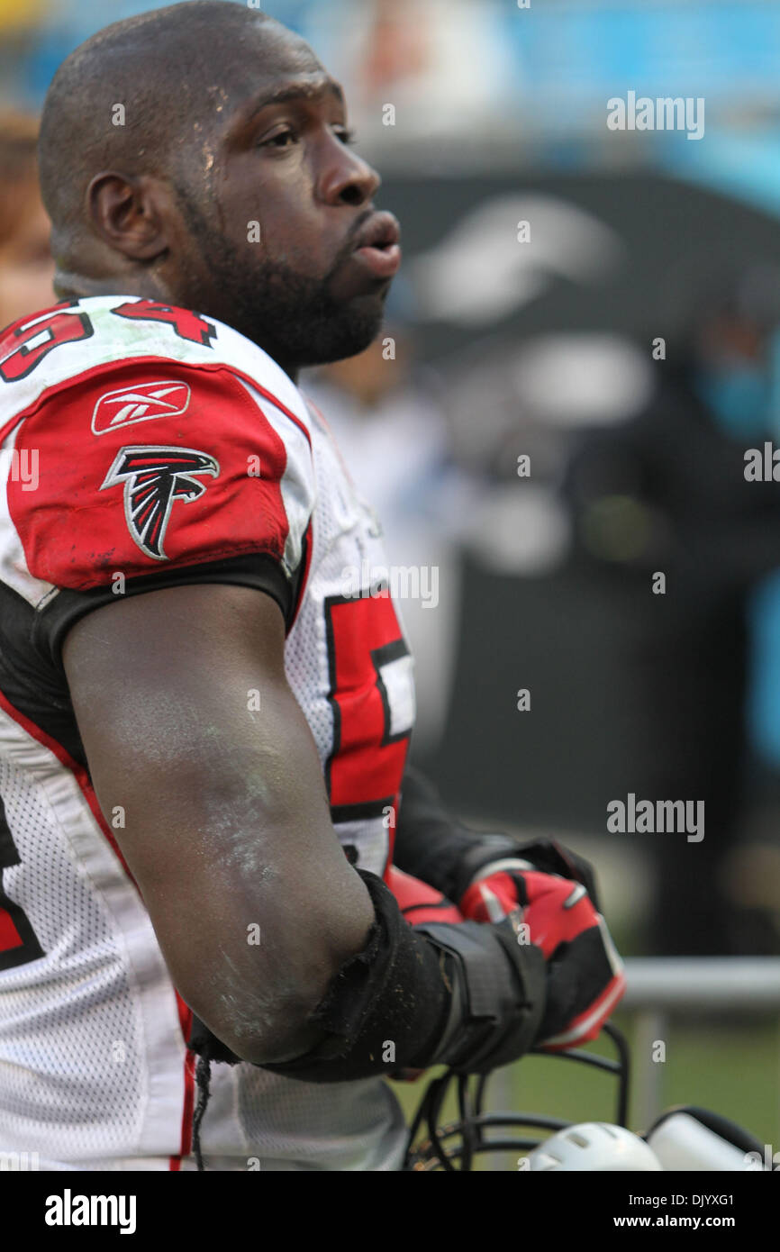 December 12, 2010; Atlanta Falcons linebacker Stephen Nicholas (54 ...