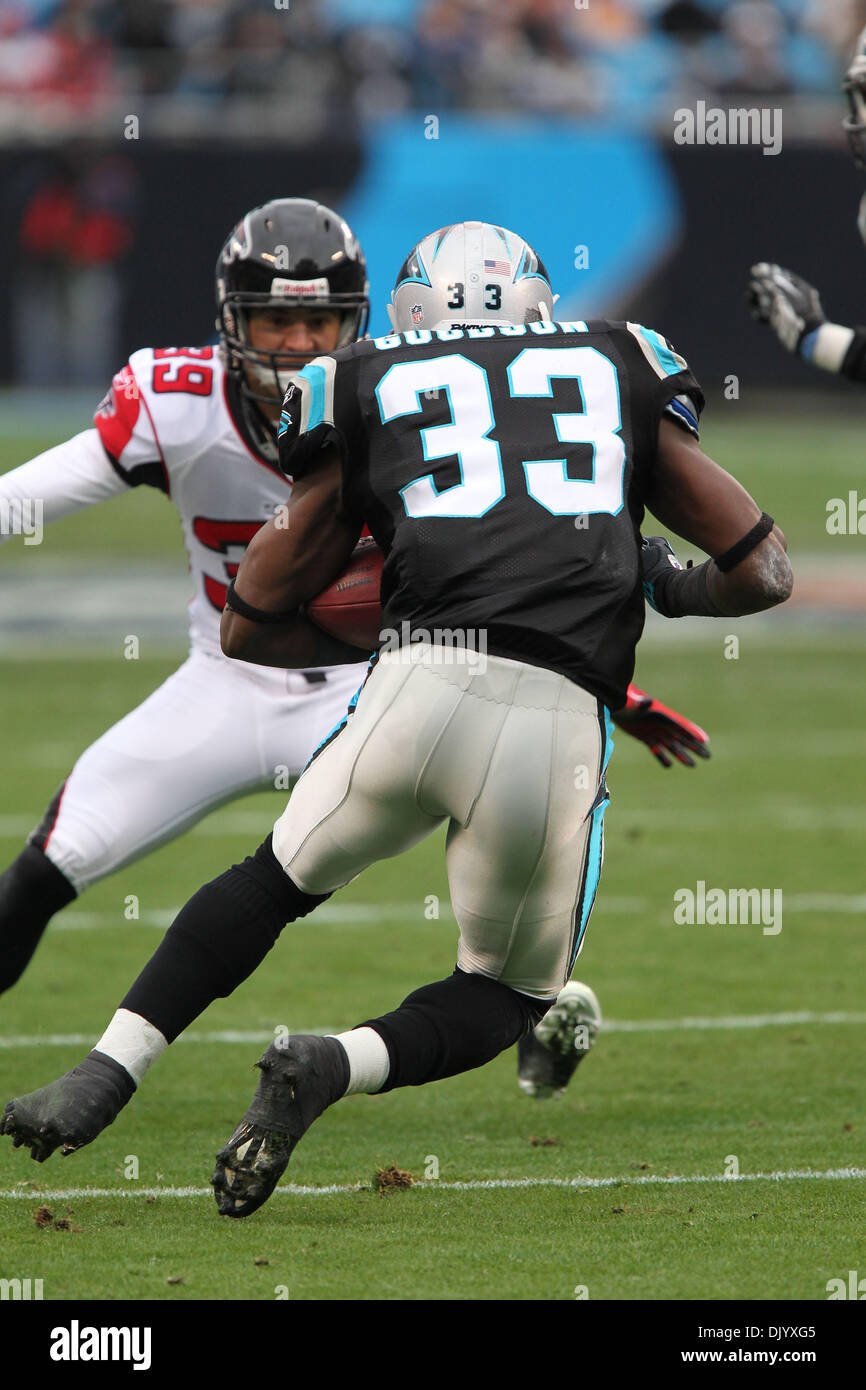 December 12, 2010; Carolina Panthers running back Mike Goodson (33 ...