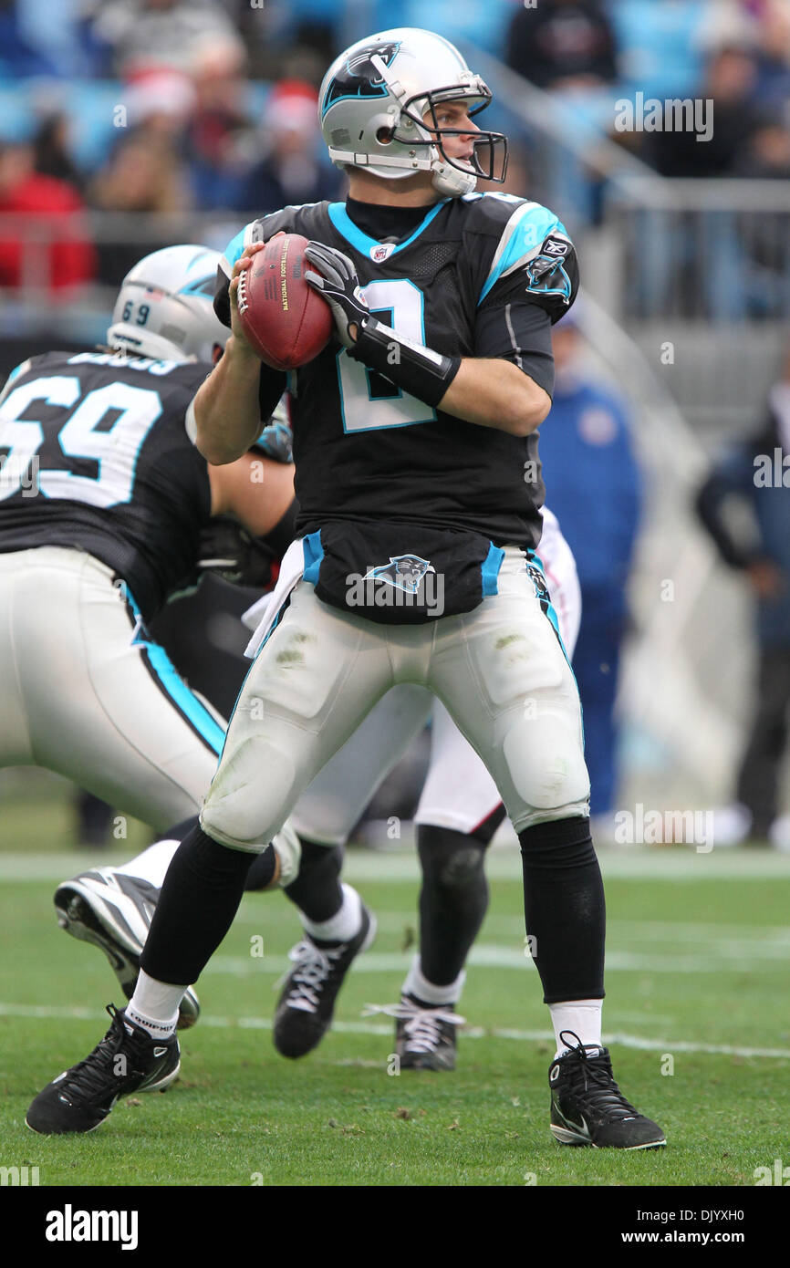 December 12, 2010; Carolina Panthers quarterback Jimmy Clausen (2) at ...