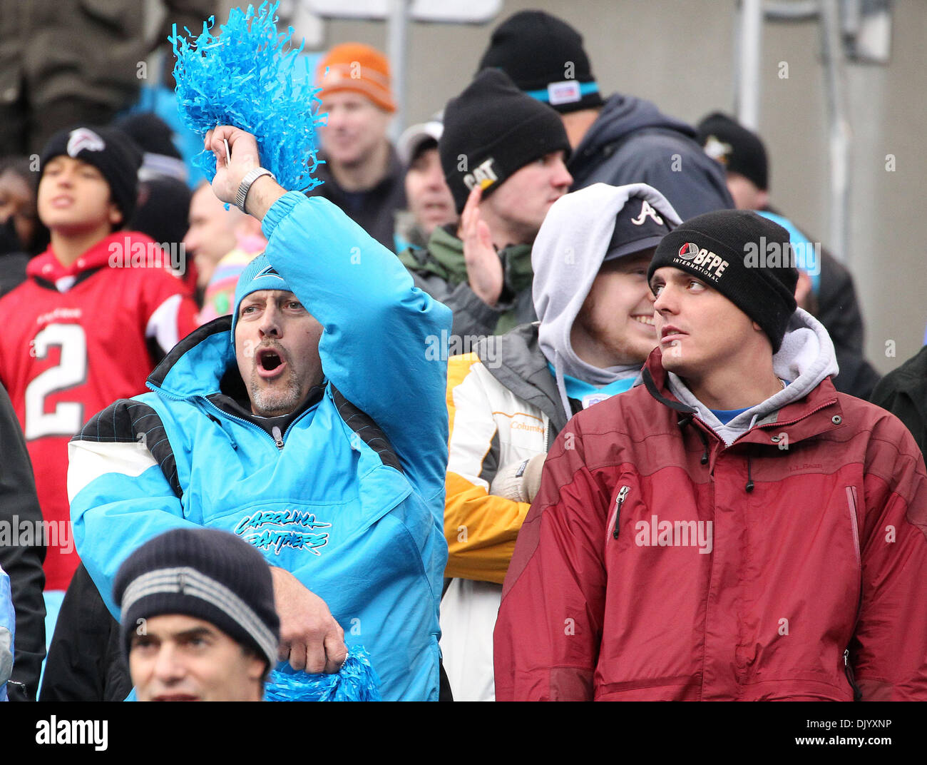 Bank of america stadium panthers fans hi-res stock photography and ...