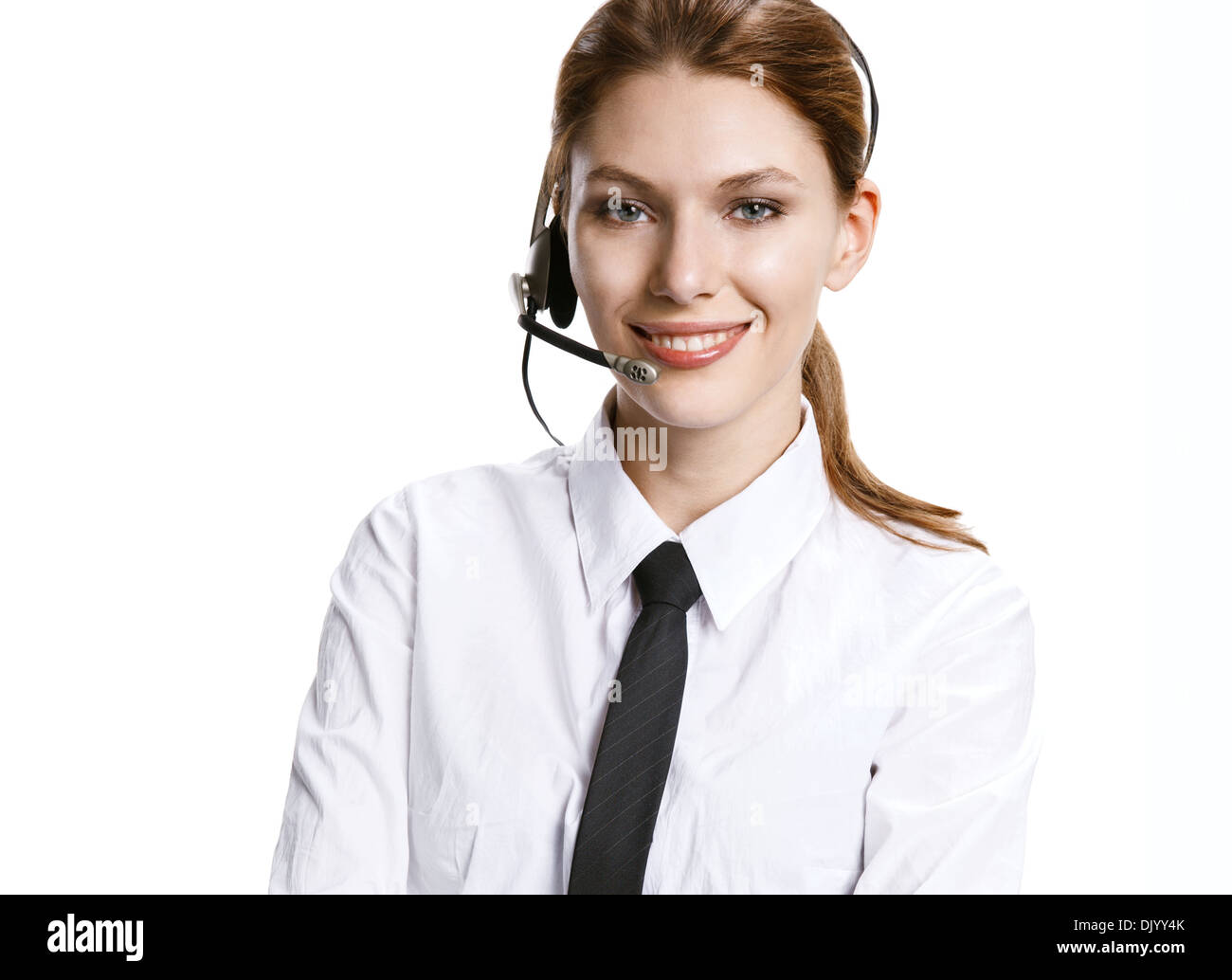 Call center operator Stock Photo - Alamy