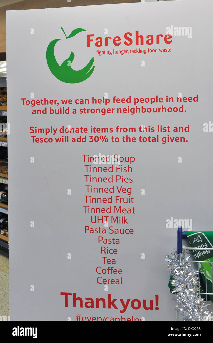 Fareshare tesco hi-res stock photography and images - Alamy