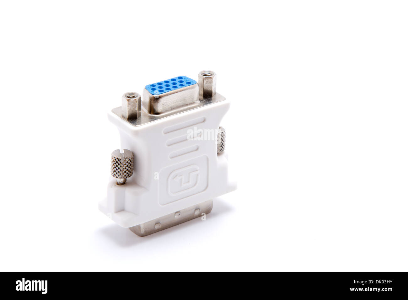 Digital visual interface plug Cut Out Stock Images & Pictures - Alamy