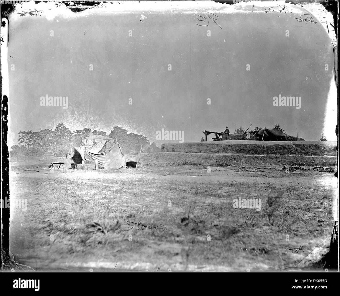 The image showcases a fort, a military structure designed for defense ...