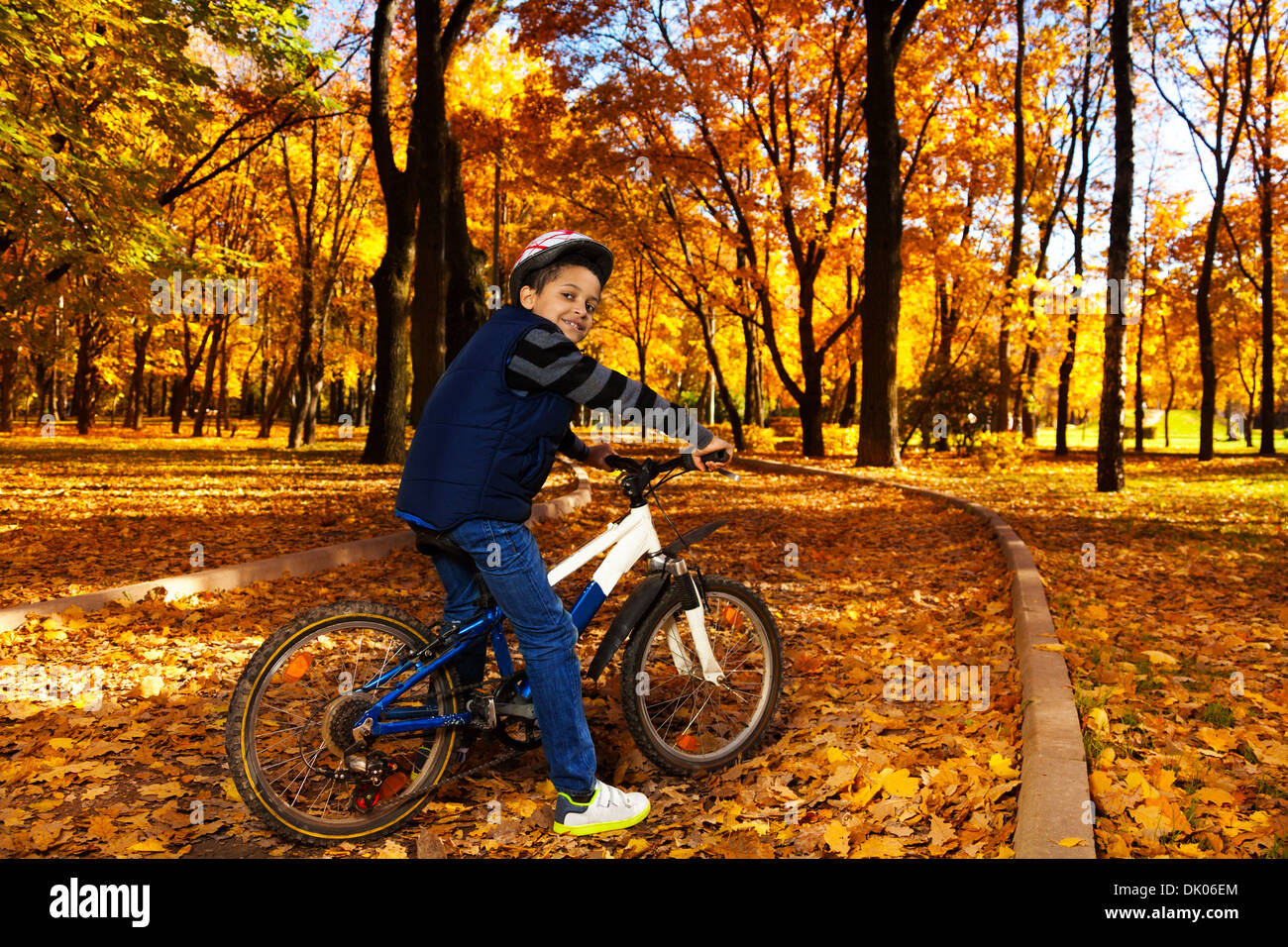 African boy on bicycle hi-res stock photography and images - Alamy