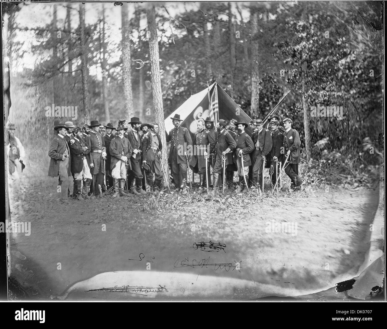 General Winfield S. Hancock, a prominent Civil War leader, poses with ...