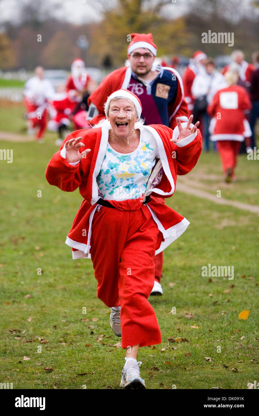 To start the Christmas advent festive season, runners of all ages take ...