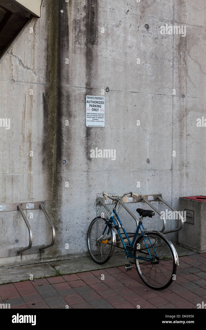 Private bicycle storage rack at Rogers Centre Toronto Canada Stock ...
