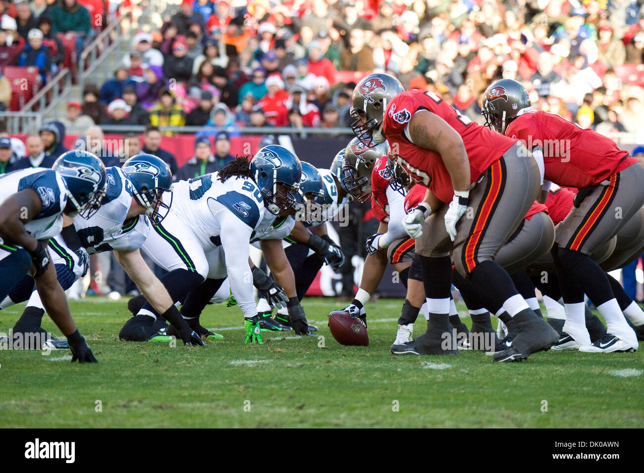 Dec. 26, 2010 - Tampa, Florida, USA - Seattle Seahawks face off against ...