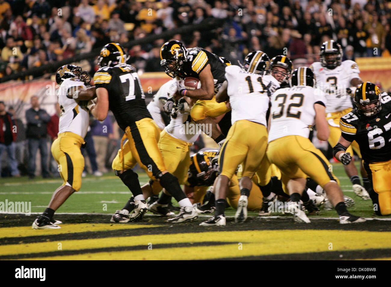 Dec. 28, 2010 - Tempe, Arizona, USA - RB Marcus Coker (34) breaks the ...