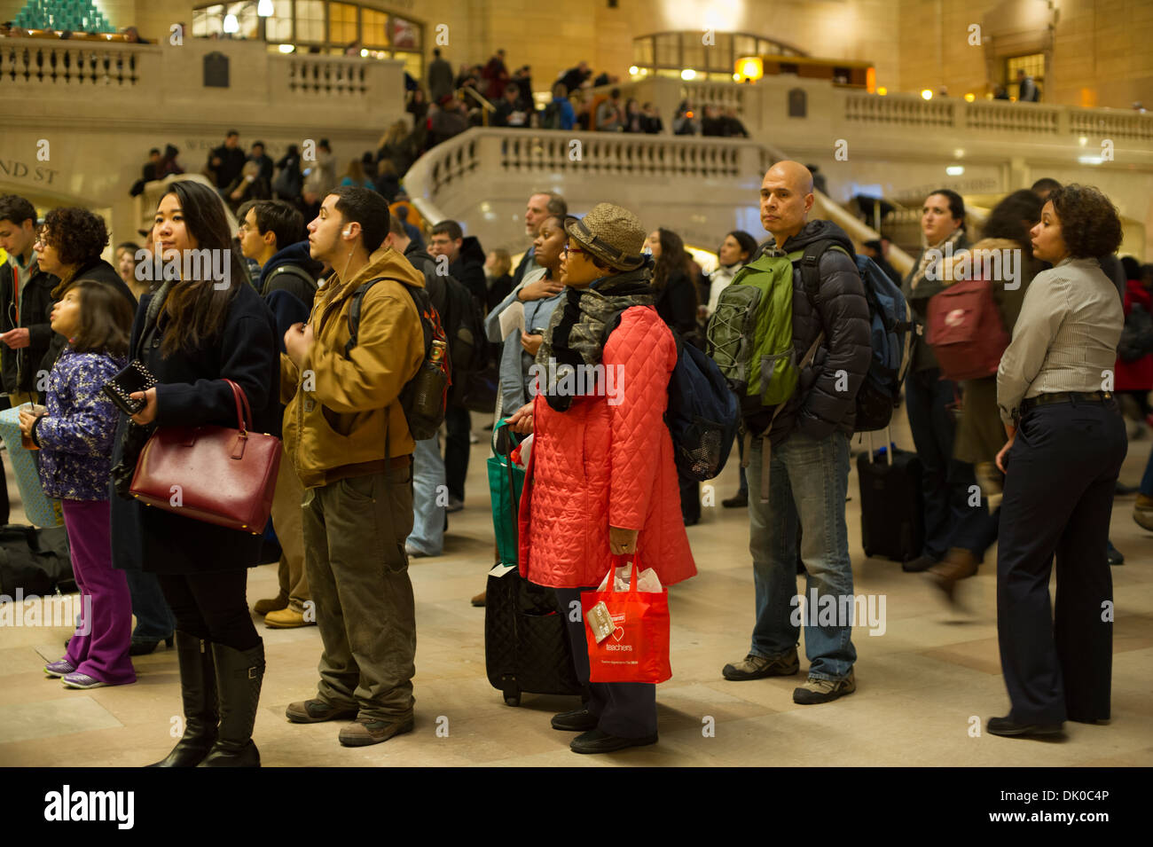 Travelers crowd Grand Central Terminal for the great exodus over the ...