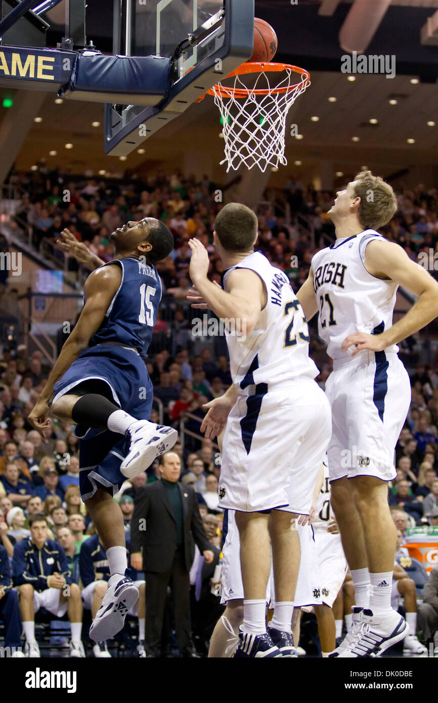Dec. 29, 2010 - South Bend, Indiana, U.S - Georgetown guard Austin ...
