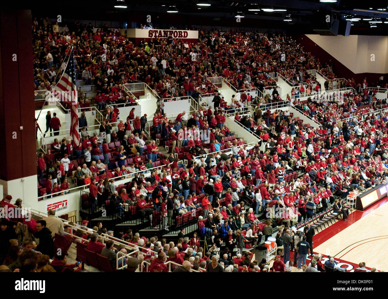 Dec. 30, 2010 - Stanford, California, U.S - A sold out crowd at Maples ...