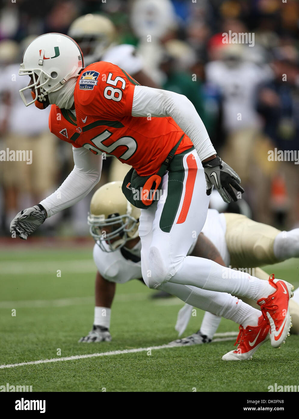 Dec. 31, 2010 - El Paso, Texas, U.S - Miami Hurricanes wide receiver ...