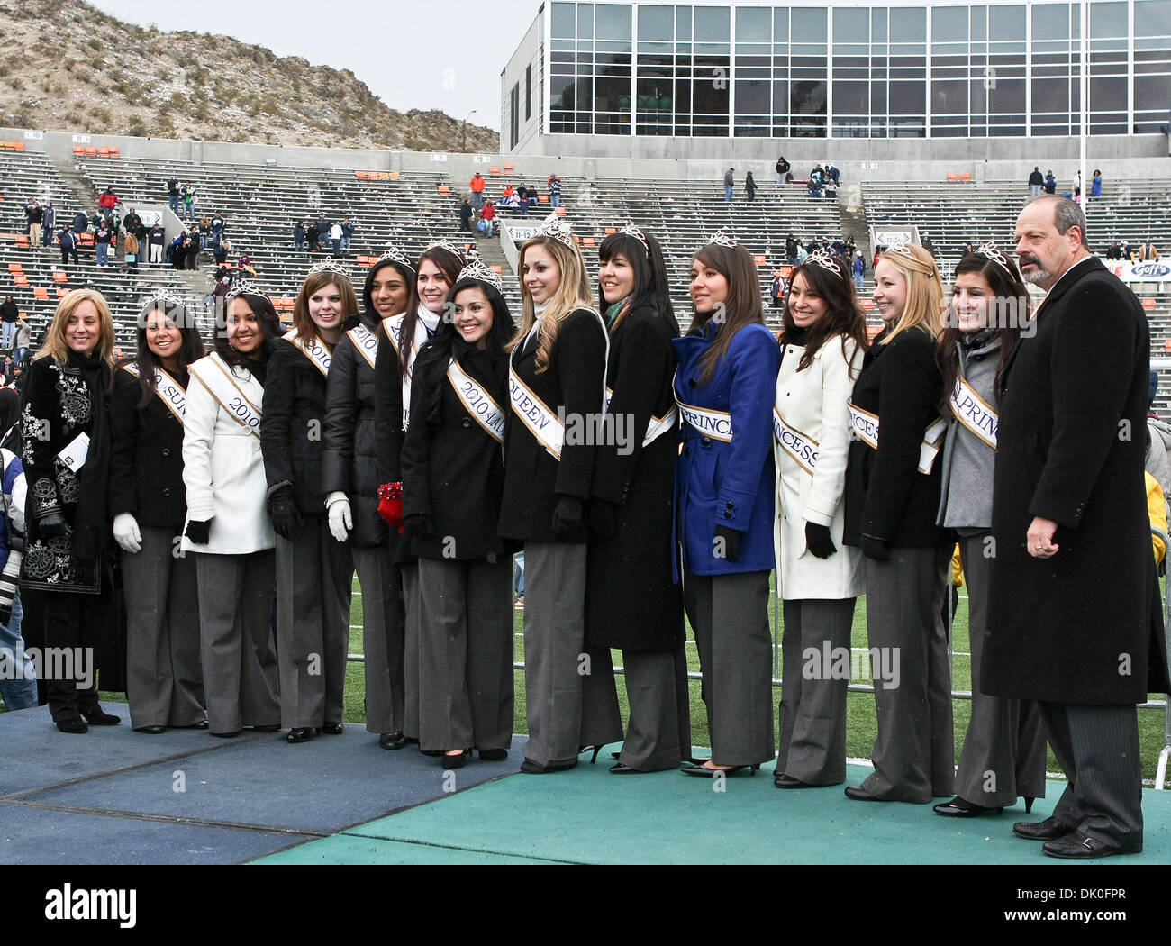 Dec. 31, 2010 - El Paso, Texas, U.S - The Sun Bowl Queen and princesses ...