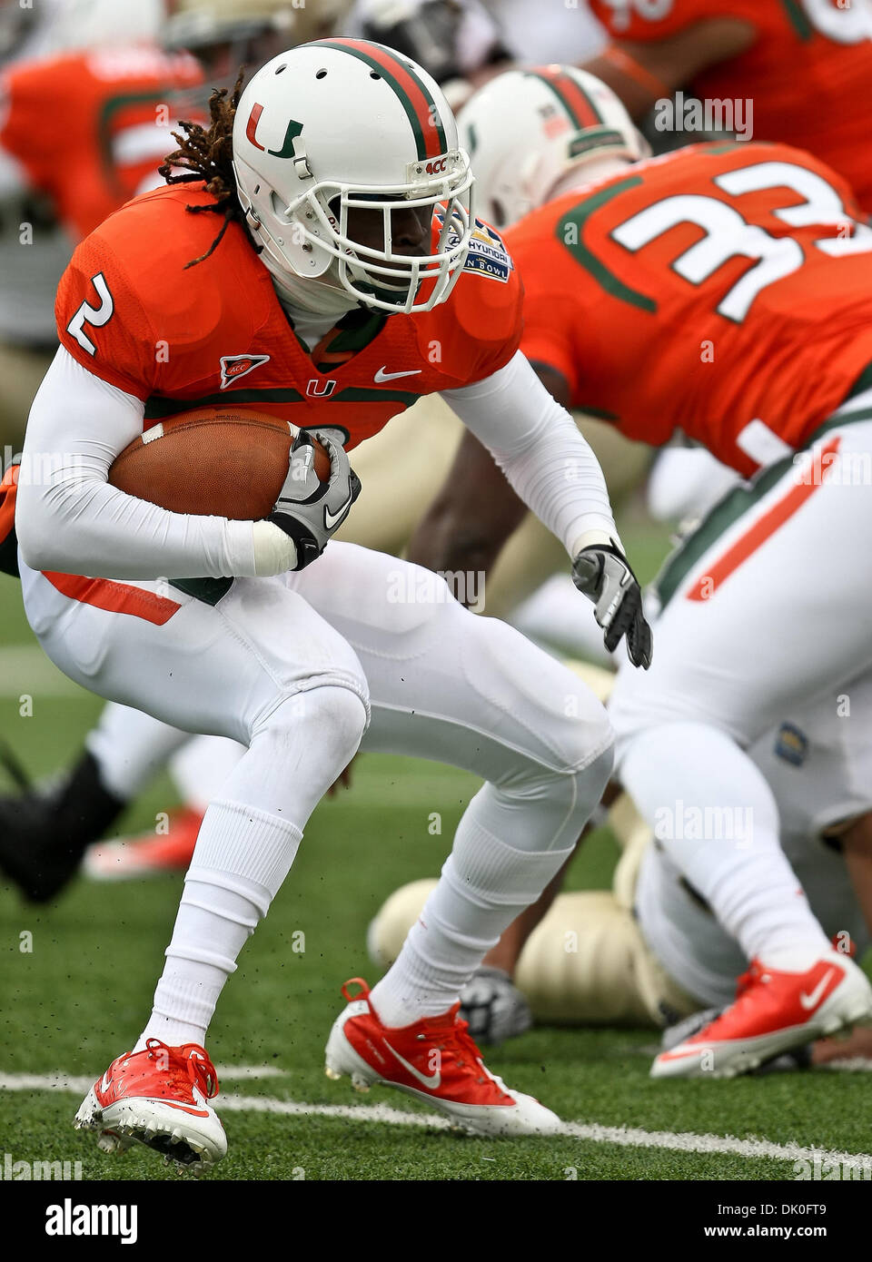 Dec. 31, 2010 - El Paso, Texas, U.S - Miami Hurricanes running back ...