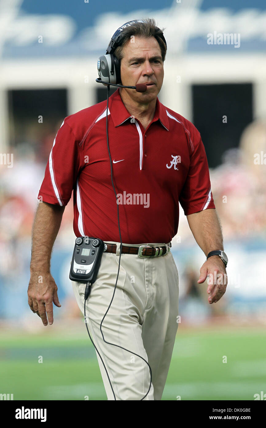 Nick Saban Hi res Stock Photography And Images Alamy