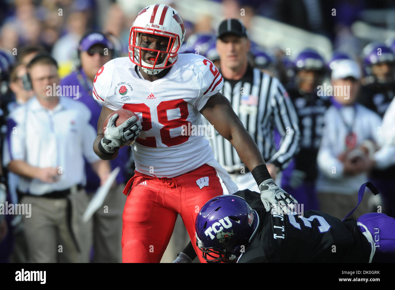 Jan. 1, 2011 - Pasadena, California, U.S - Wisconsin running back ...