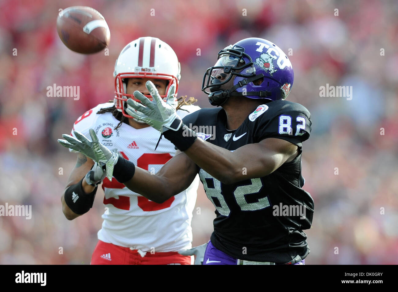Jan. 1, 2011 - Pasadena, California, U.S - TCU wide receiver JOSH BOYCE ...