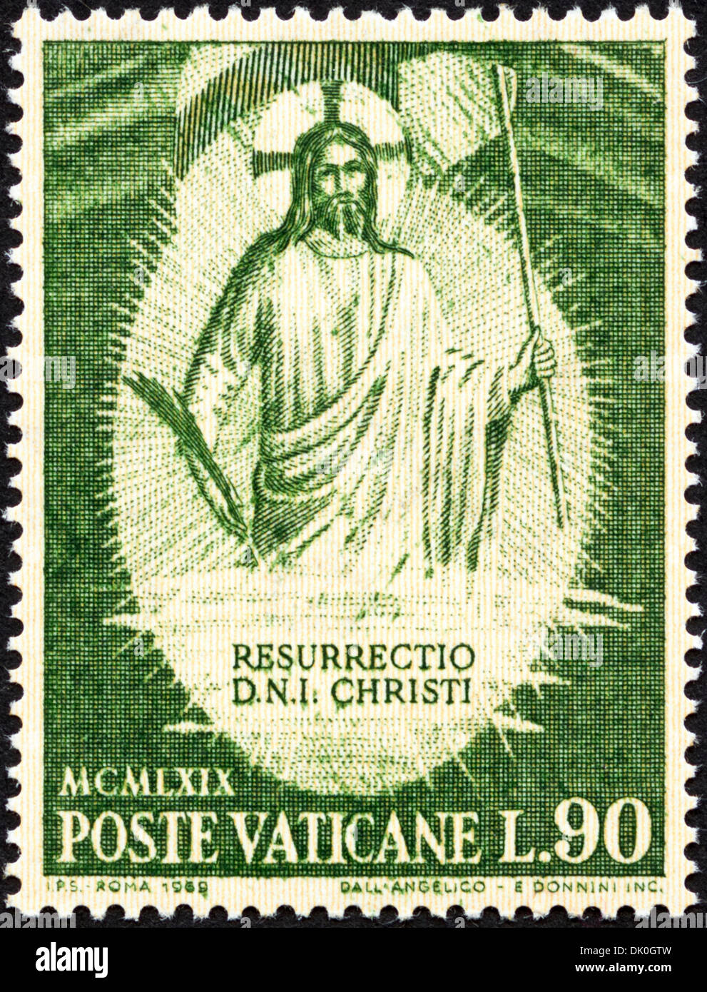 Vatican postage stamp hi-res stock photography and images - Alamy